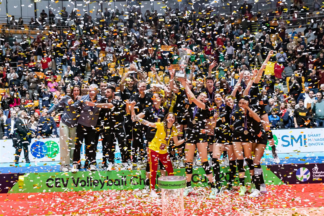 La SMI Roma Volley vince la CEV Challenge Cup 2025 | Federvolley